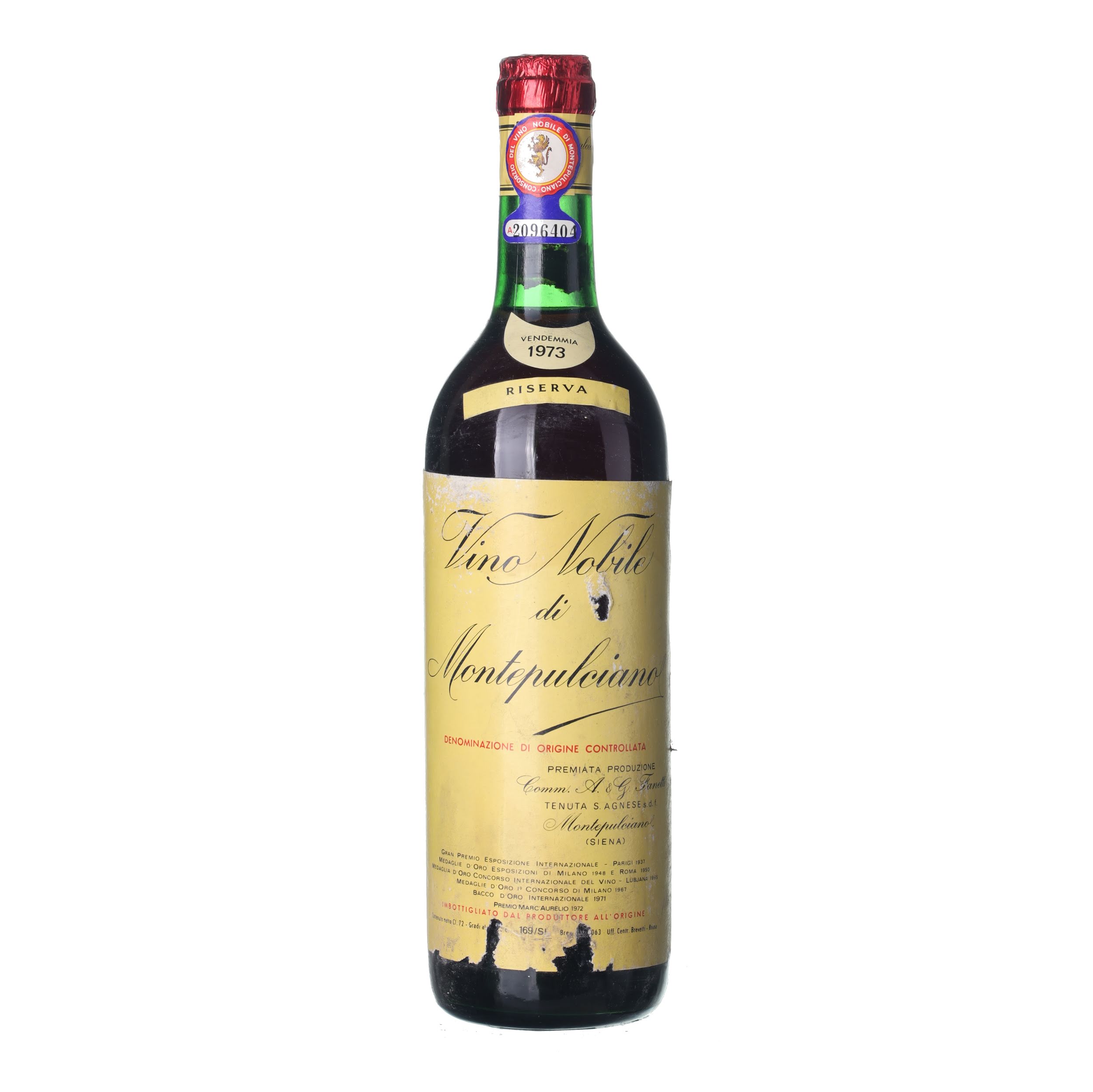 1973 Vino Nobile di Montepulciano Riserva Tenuta S Agnese | VIATEMPIA.SK