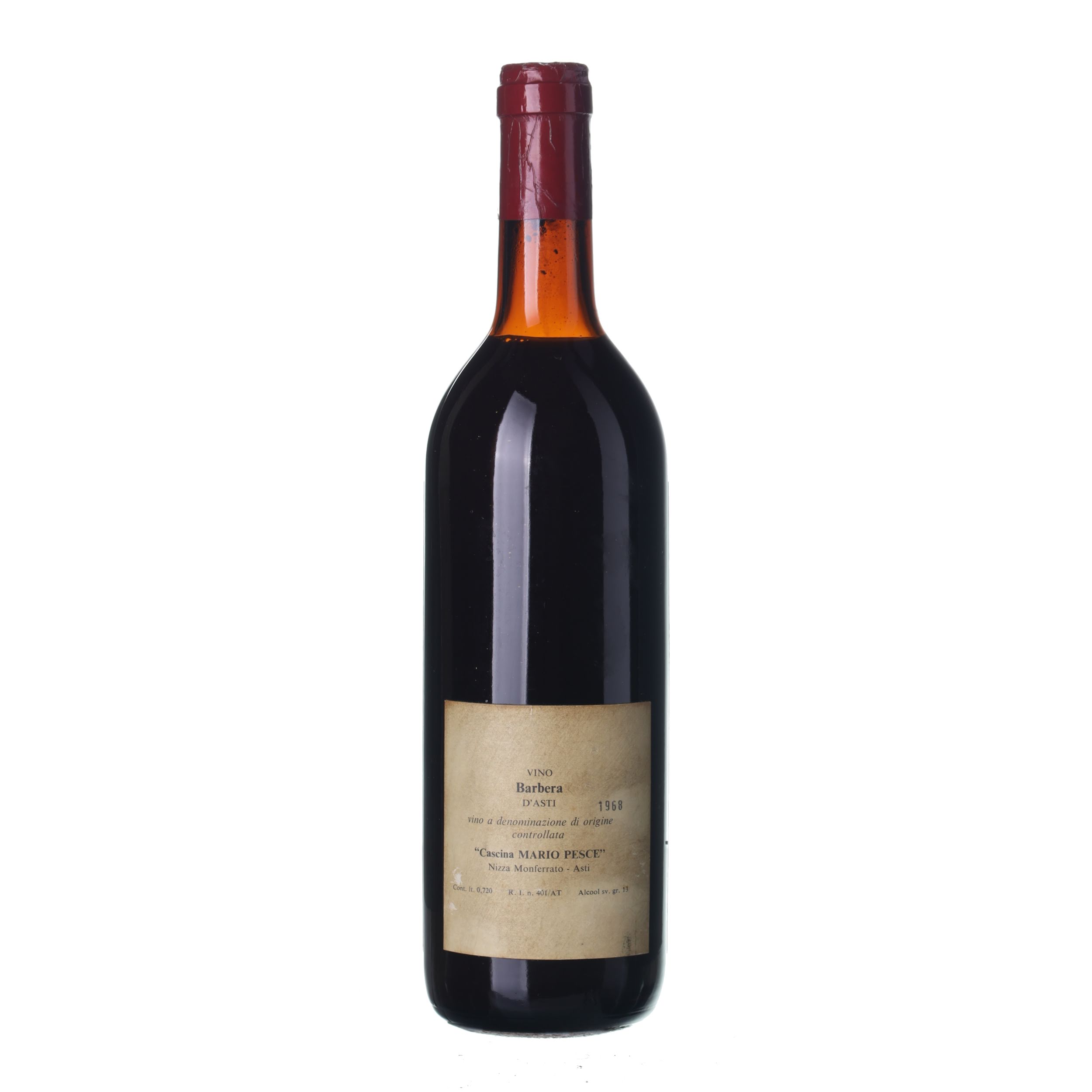 1968 Barbera d´Asti Mario Pesce | VIATEMPIA.SK