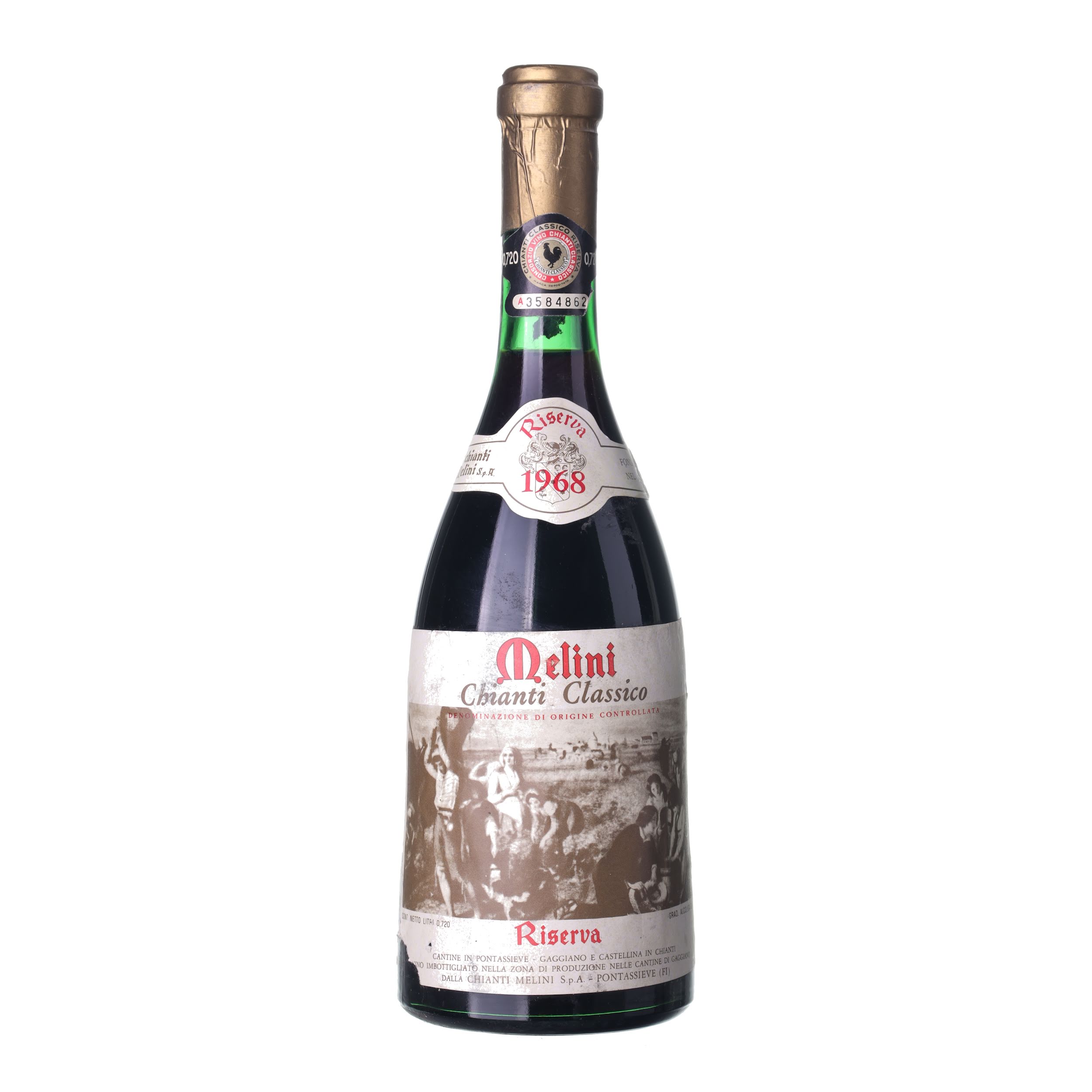 1968 Chianti Riserva Melini | VIATEMPIA.SK