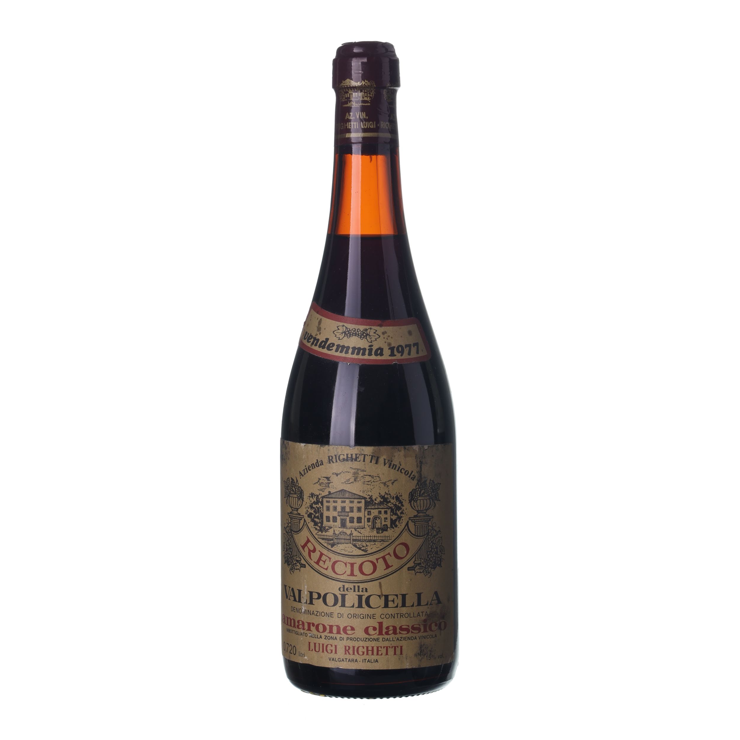 1977 Amarone della Valpolicella Luighi Righetti | VIATEMPIA.SK